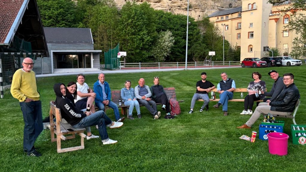 2nd staff get-together - pure summer feeling! -Stein Schloss